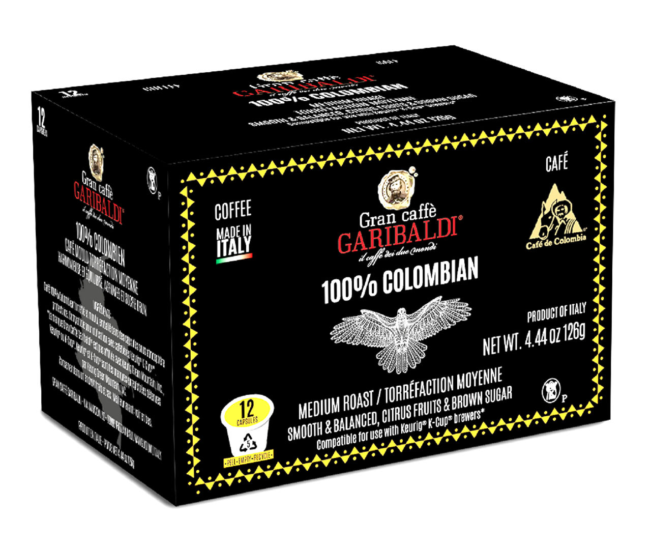 Café Garibaldi 100% Colombian 12-Pack Brew Cups | Big Lots