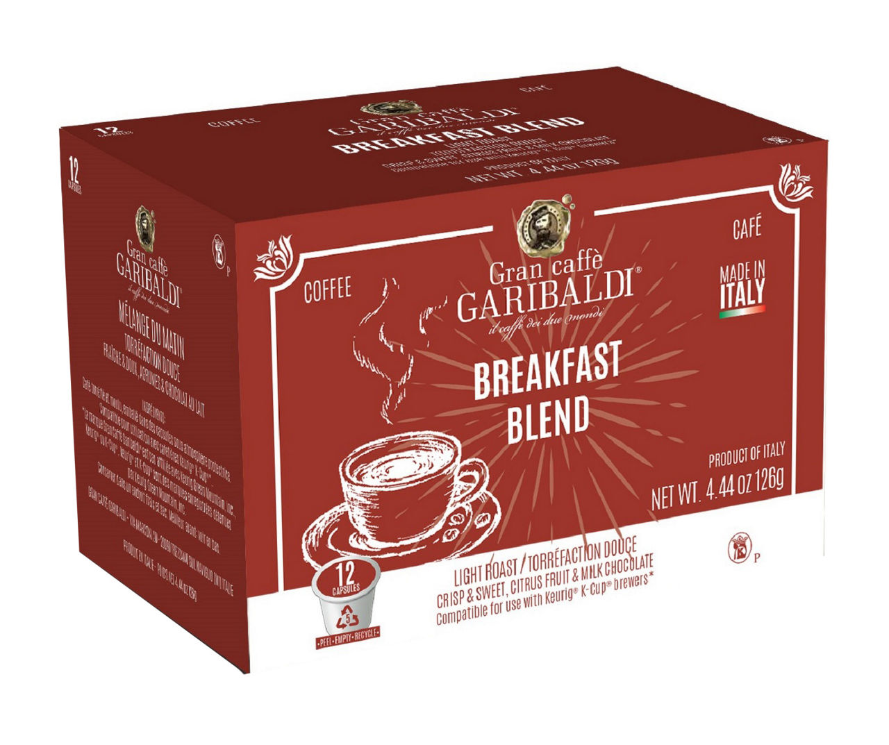 Café Garibaldi Breakfast Blend 12-Pack Brew Cups | Big Lots