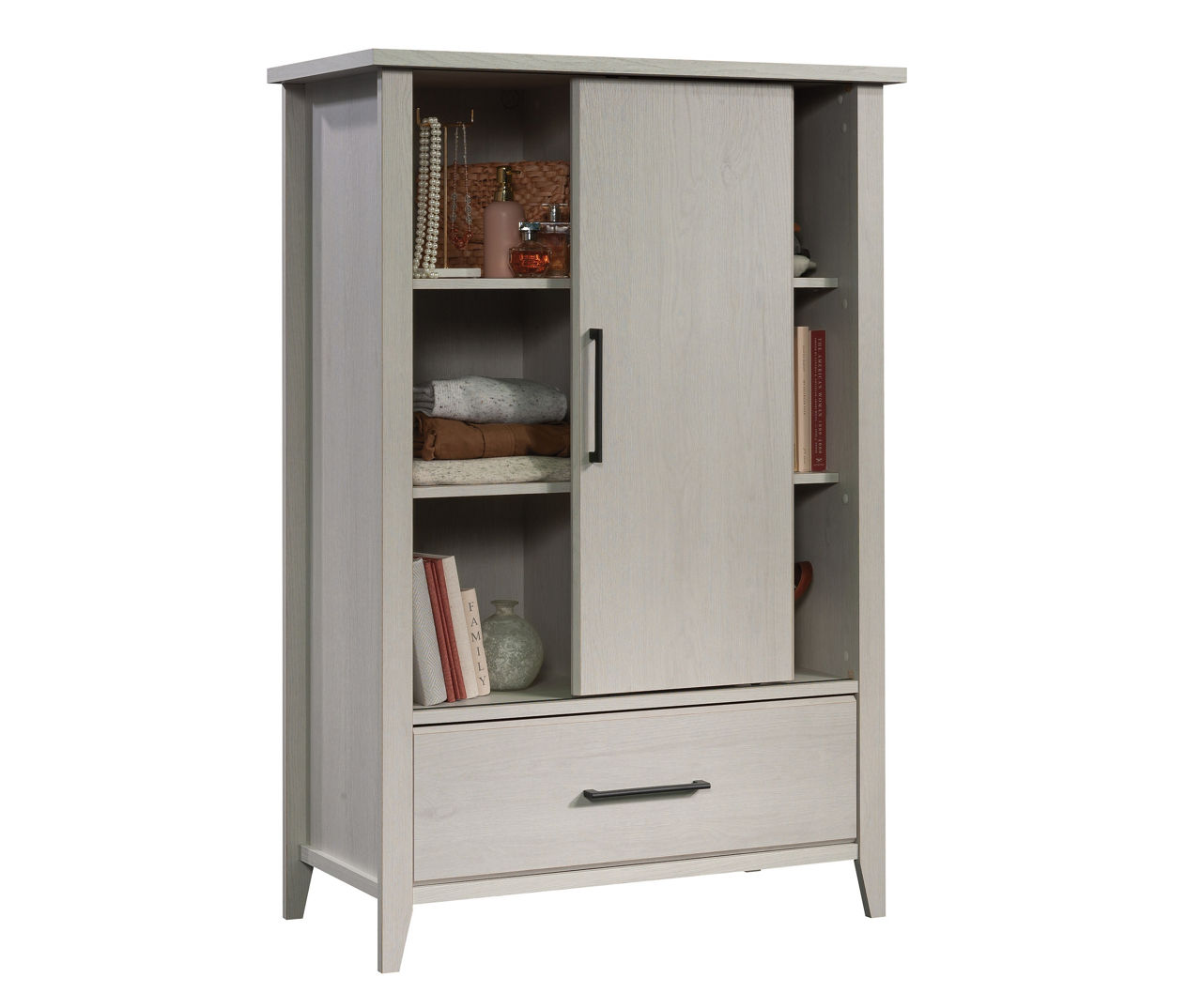 Summit Station Glacier Oak Wardrobe Armoire
