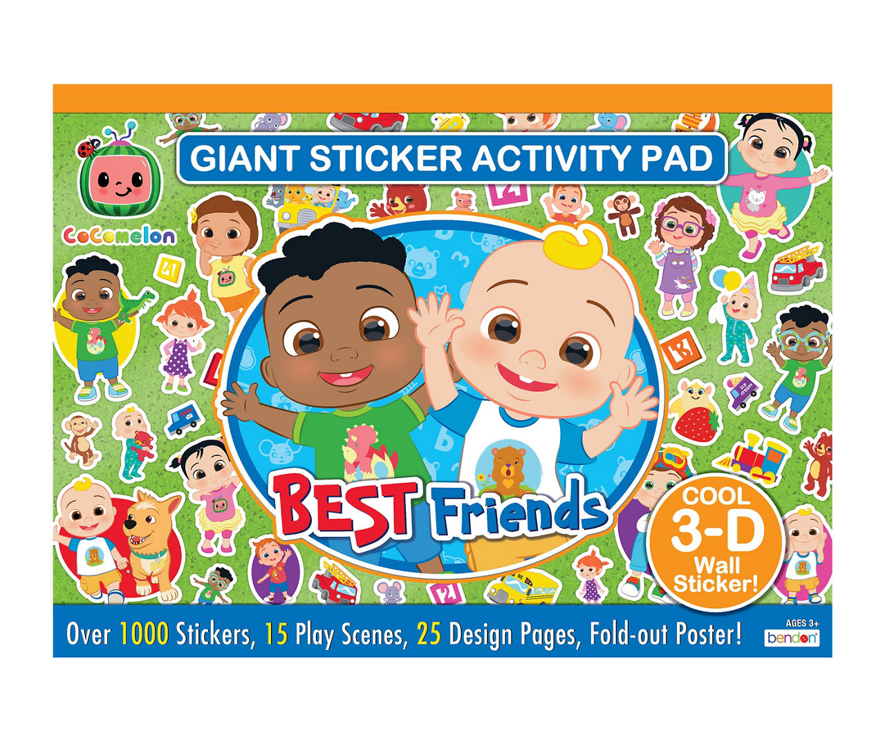Bendon Cocomelon Best Friends Giant Sticker Activity Pad | Big Lots