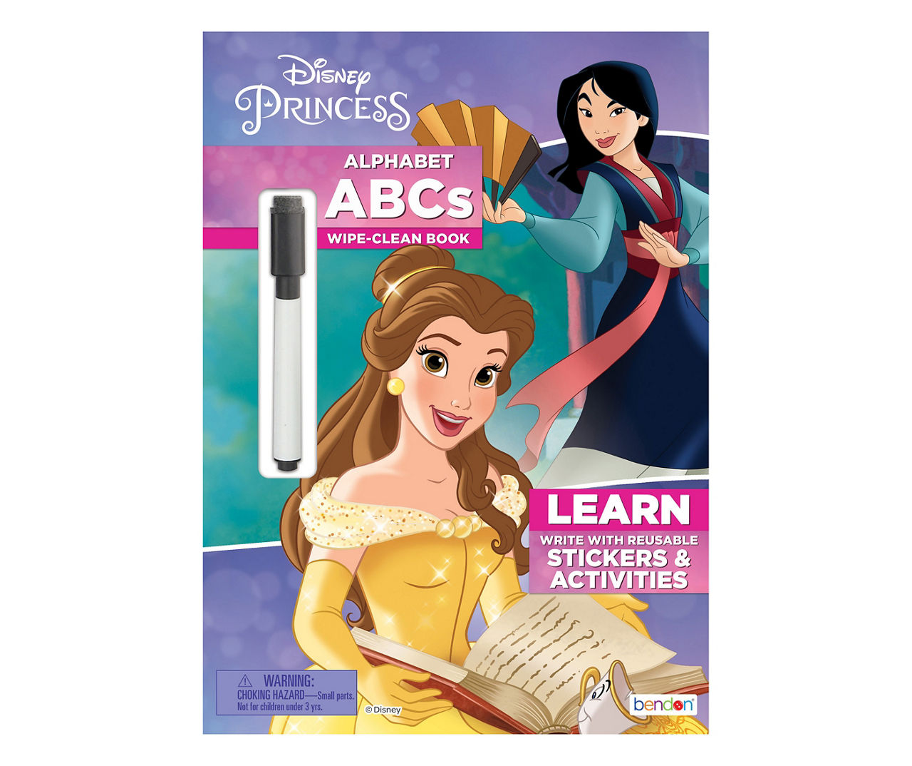 Bendon Disney Princess Alphabet ABCs Wipe-Clean Activity Book | Big Lots
