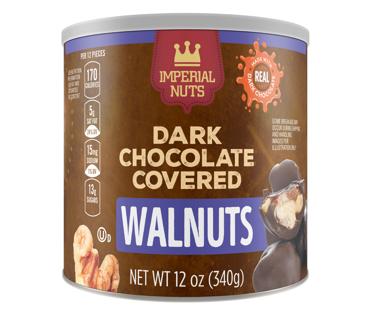 Imperial Nuts Dark Chocolate Covered Walnuts, 12 Oz. | Big Lots