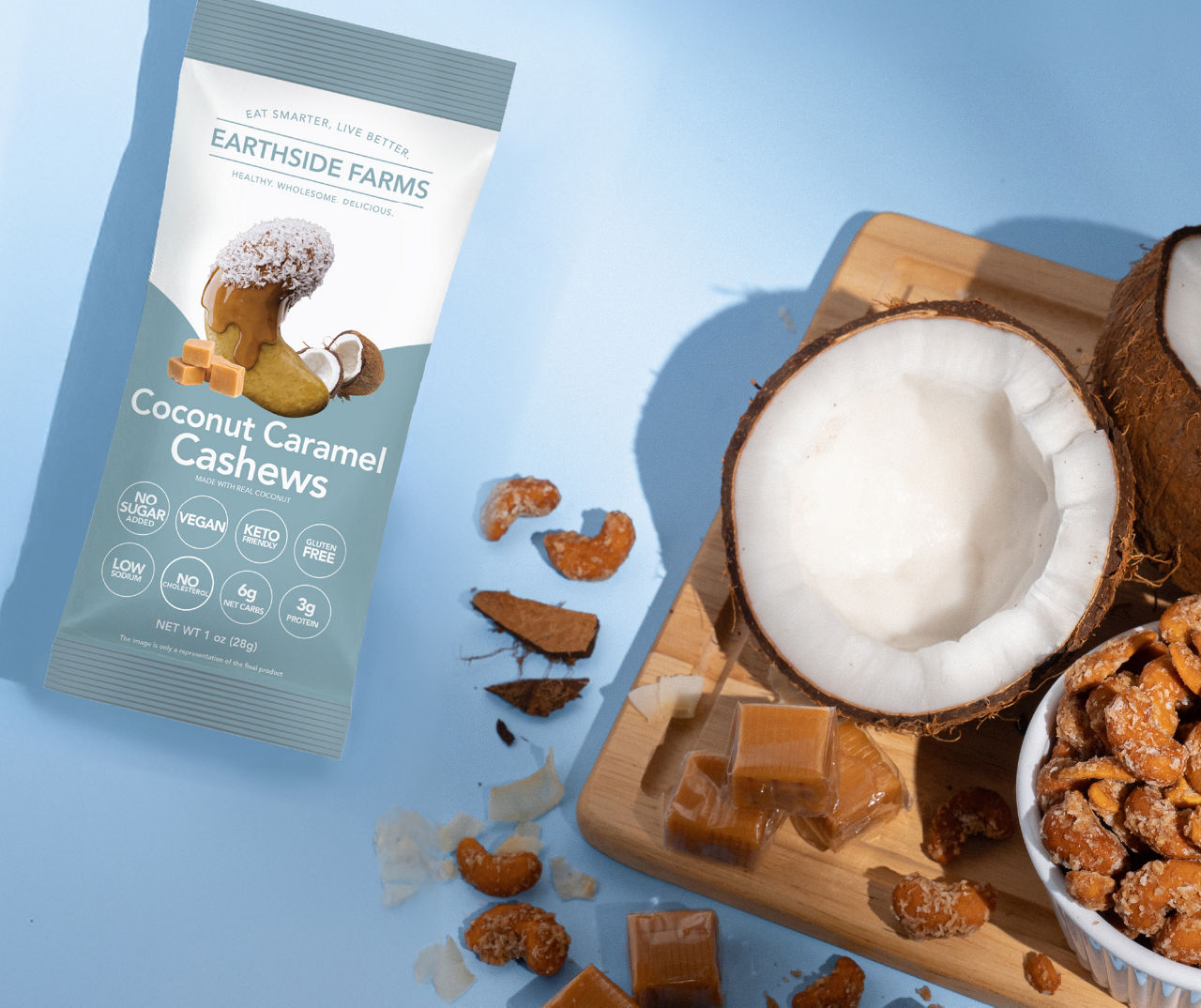 Earthside Farms Earthside Farms Coconut Caramel Cashews, 1 Oz. | Big Lots