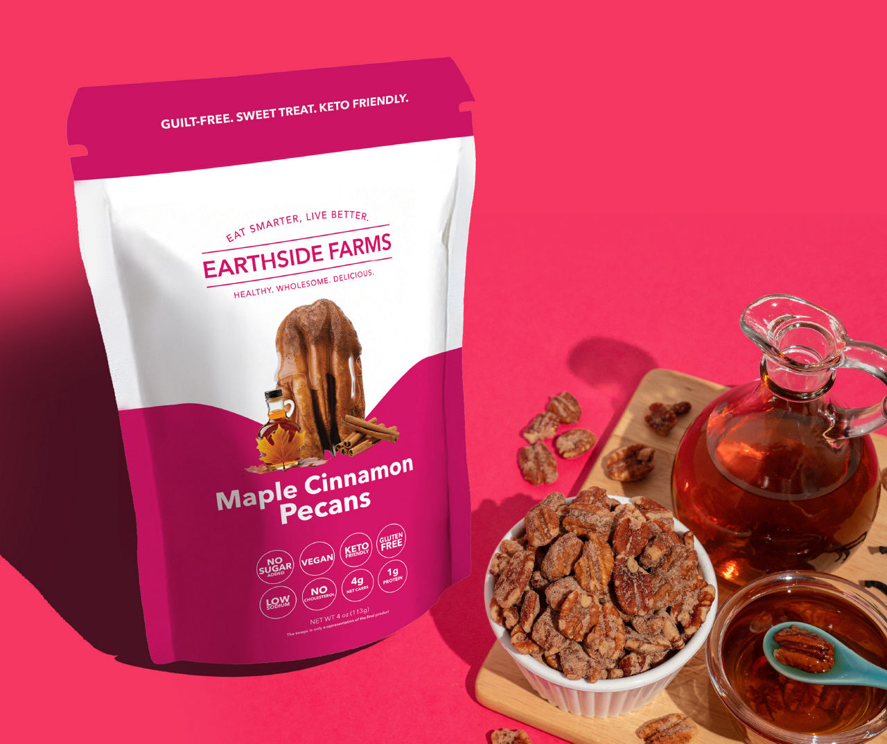 Earthside Farms Earthside Farms Maple Cinnamon Pecans, 4 Oz. | Big Lots