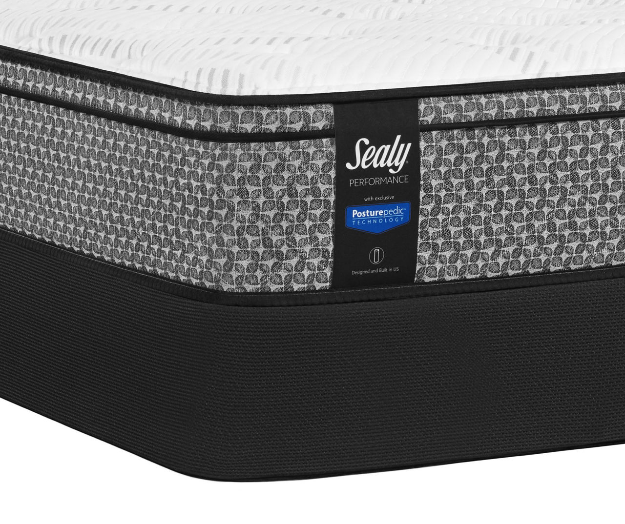 Sealy Plush King Mattress Low Profile Box Spring Set Euro Top Chadwick