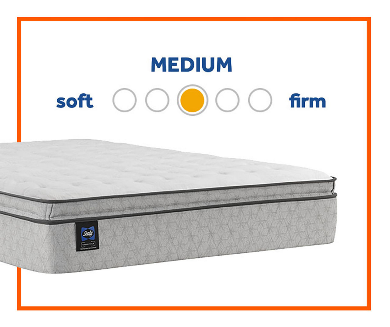 Sealy Dean King Euro Pillow Top Mattress & Box Spring Set | Big Lots