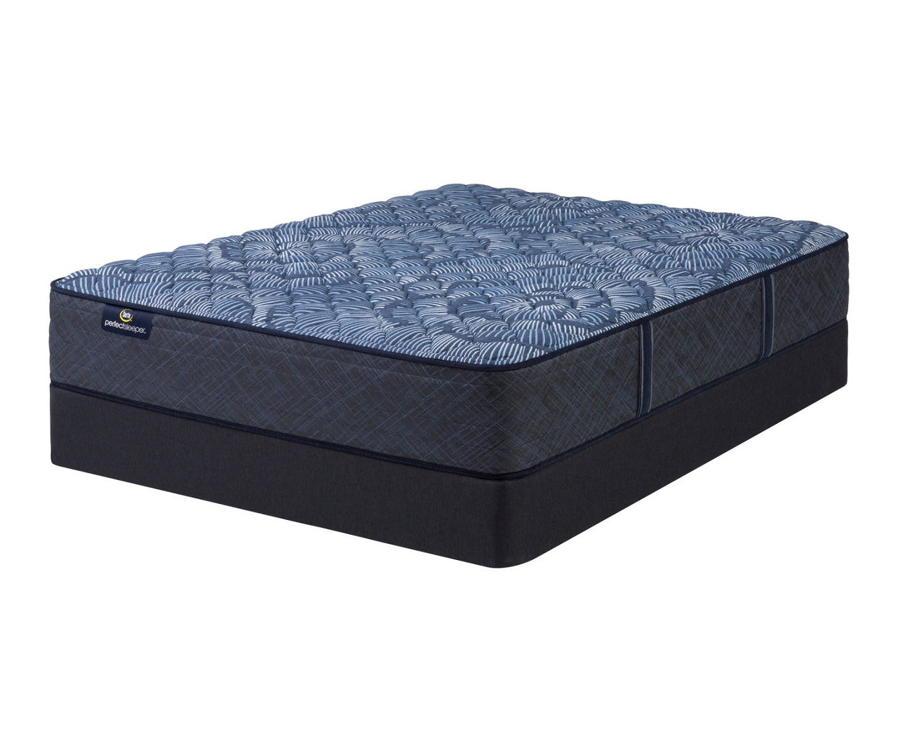 Serta Perfect Sleeper Oasis Sleep 12" Full Extra Firm Mattress & Low ...