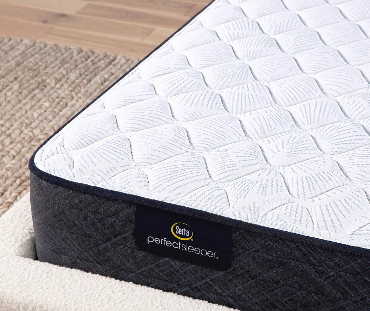Serta Perfect Sleeper Midsummer Nights 10.5" Twin Firm Mattress & Box ...